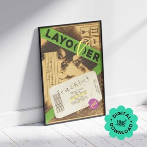 BTS V Layover Digital Poster Print, Instant Download, Taehyung Layover ...