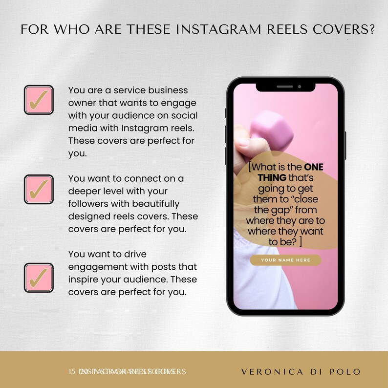 Reels Covers Aesthetic | Reel Covers Pink | Editable Reel Covers ...