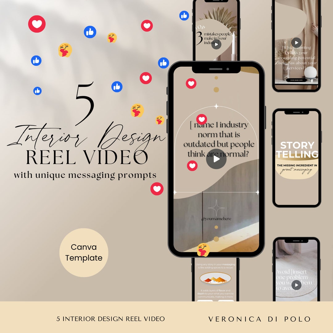 Instagram Video Reel Templates Canva | Video Reel Templates Canva ...