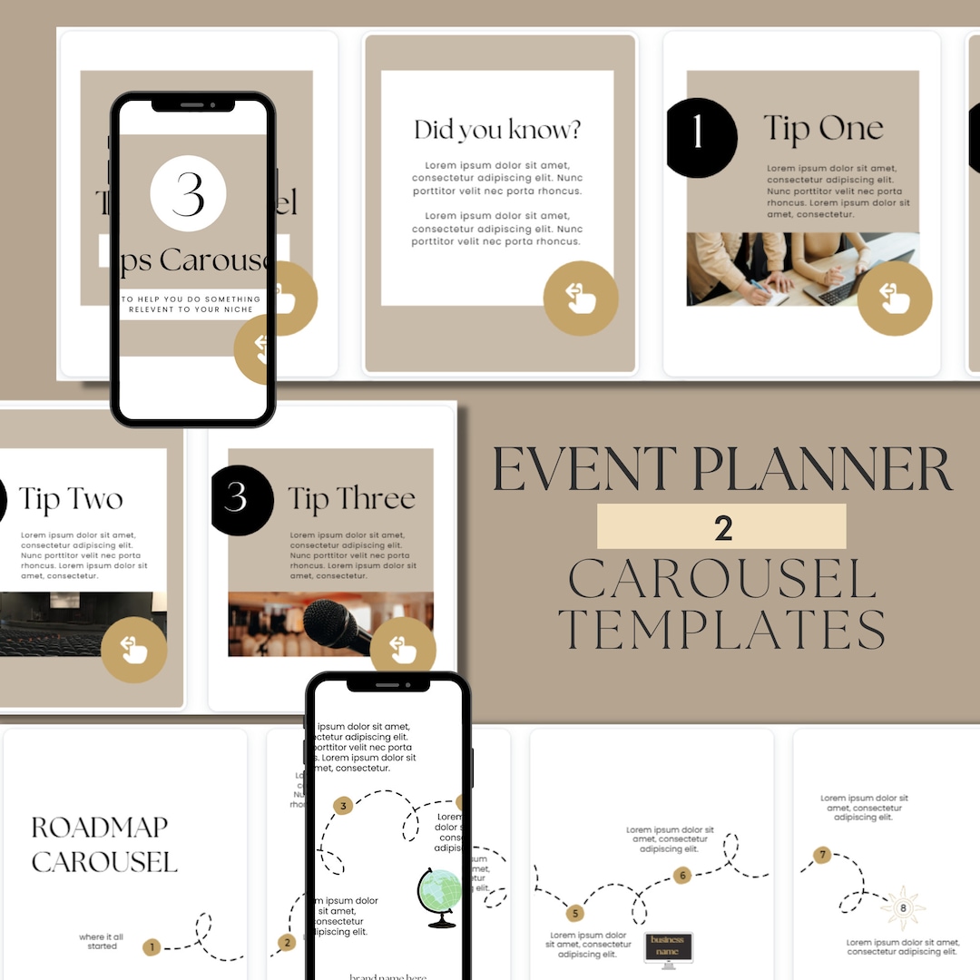 Instagram Carousel Post Template | Instagram Carousel Templates for ...