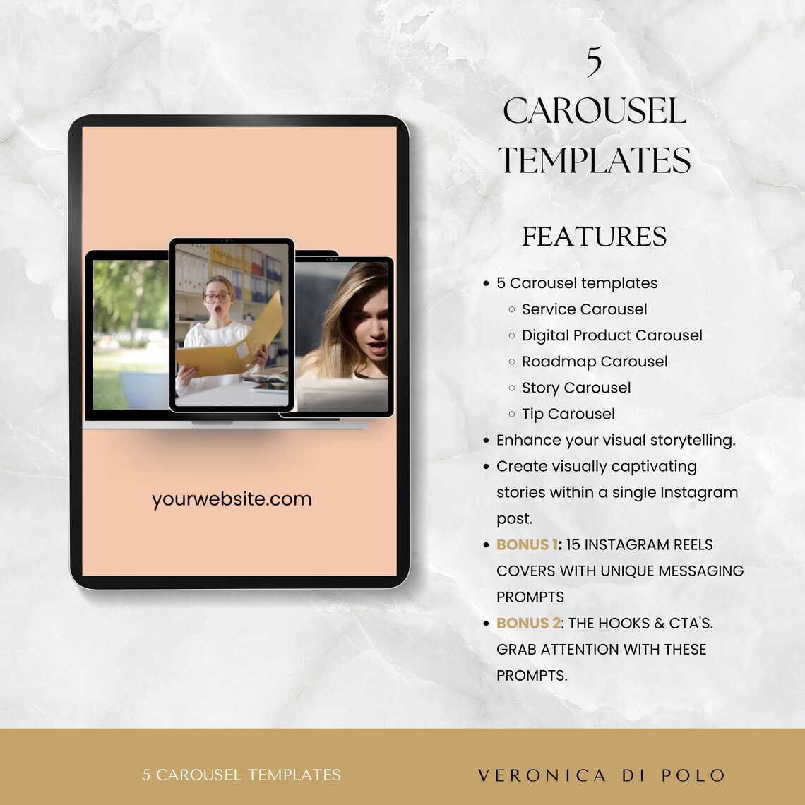 5 Instagram Carousel Carousel Post Instagram Carousel Templates ...