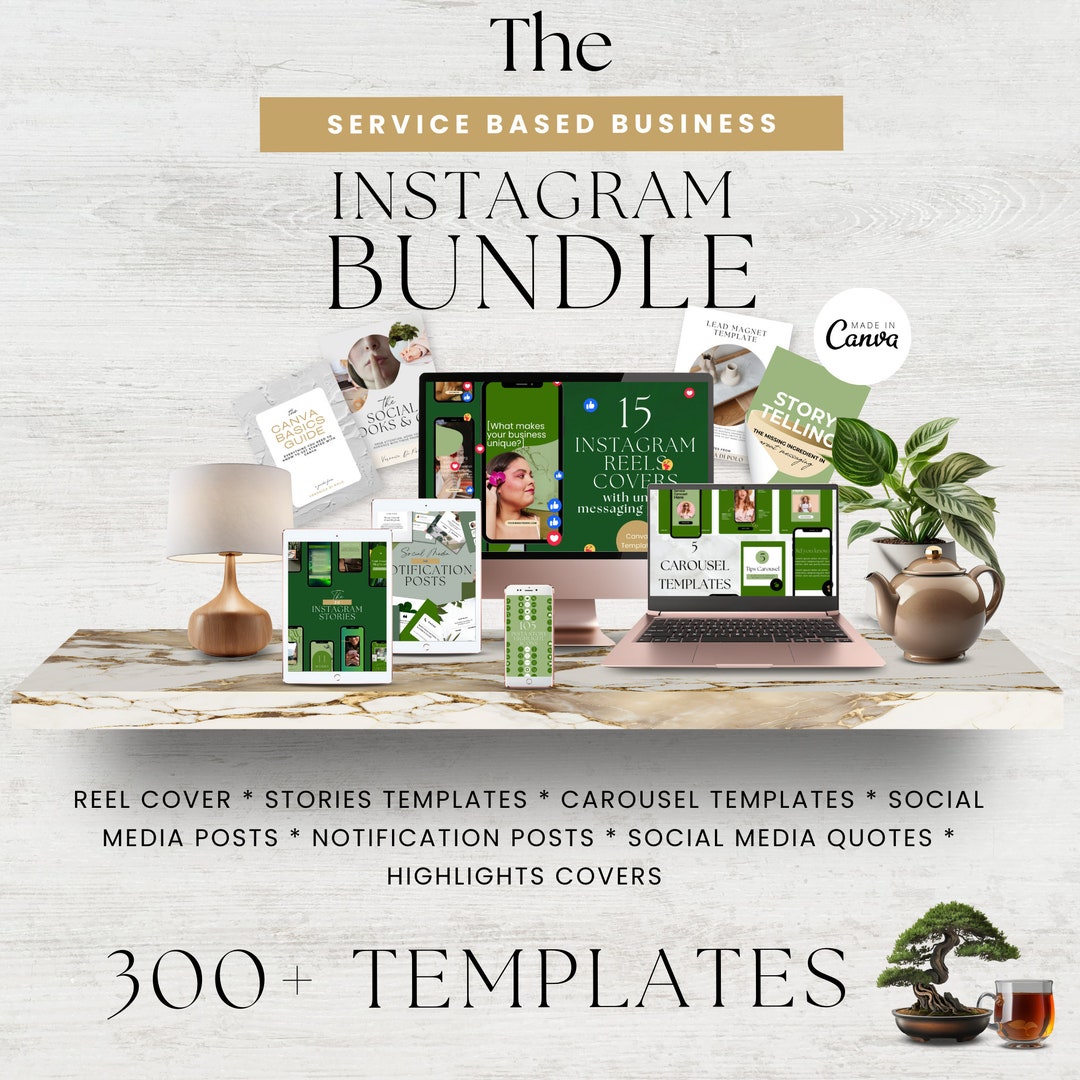 300+ Big Bundles Instagram Templates | Instagram Bundle Small Business ...