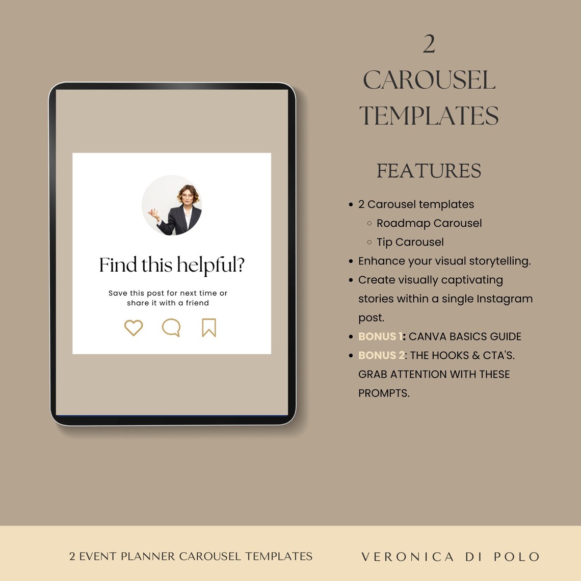 Instagram Carousel Post Template | Instagram Carousel Templates for ...
