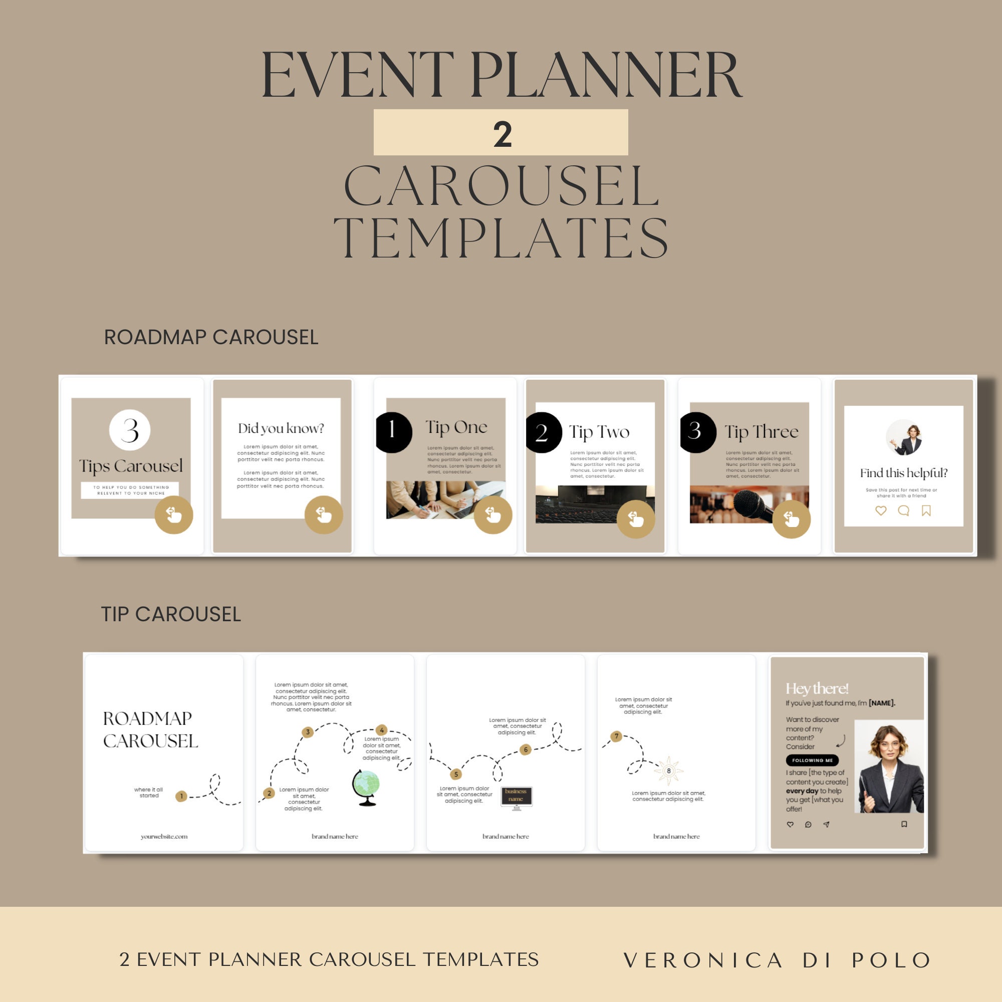 Instagram Carousel Post Template | Instagram Carousel Templates for ...