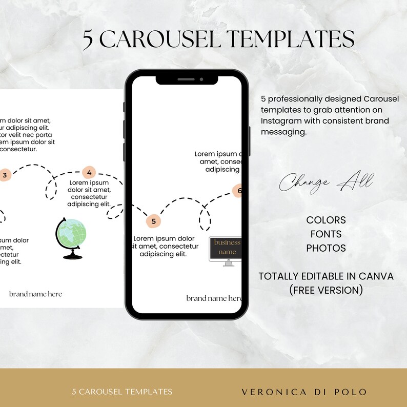 5 Instagram Carousel Carousel Post Instagram Carousel Templates ...