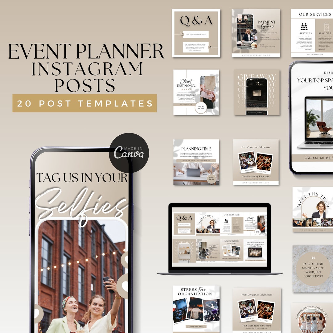 Instagram Post Templates Event | Canva Templates Instagram Post | Event ...