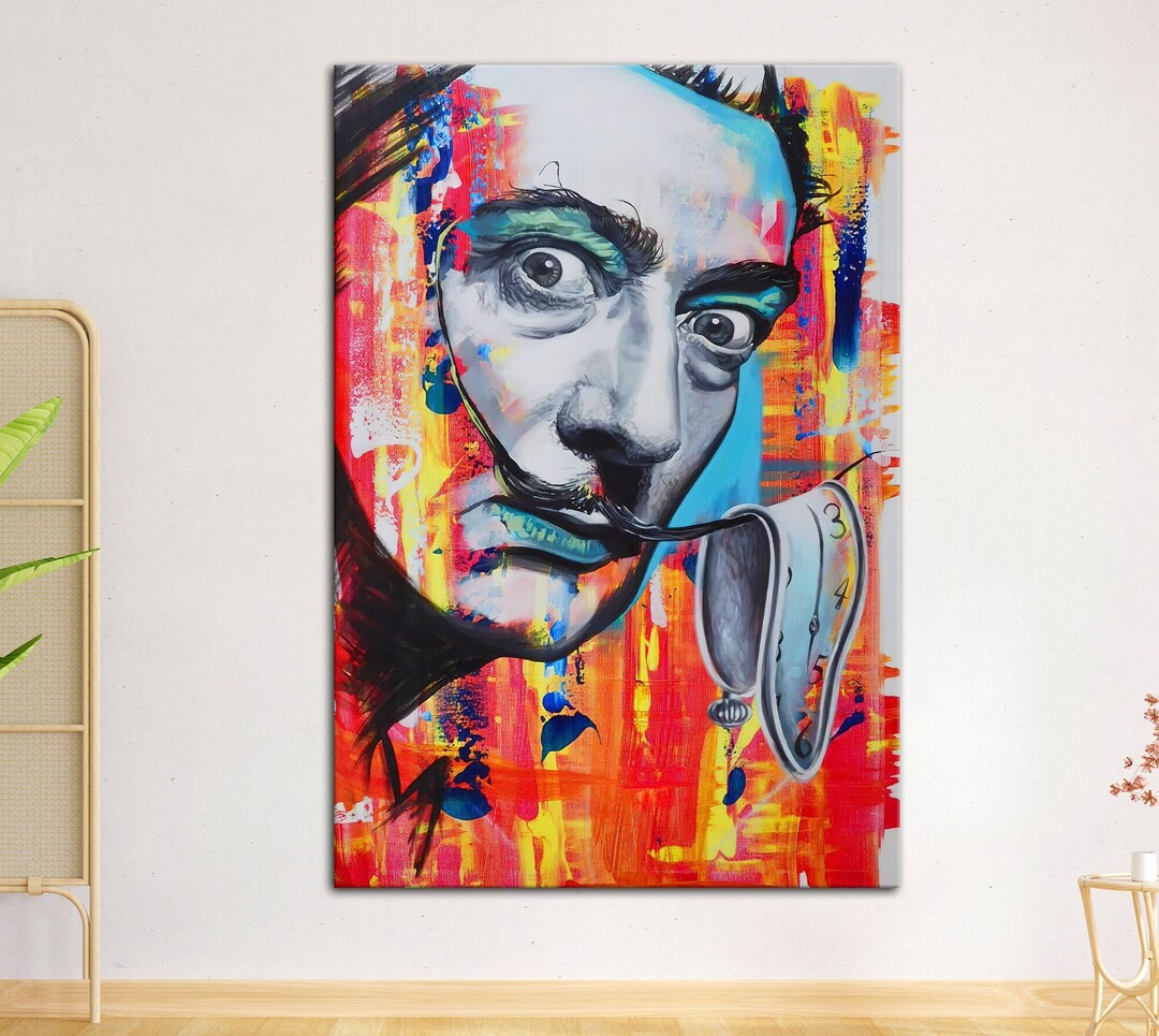 Salvador Dali Wall Art,salvador Dali Canvas,modern Wall Art,dali ...