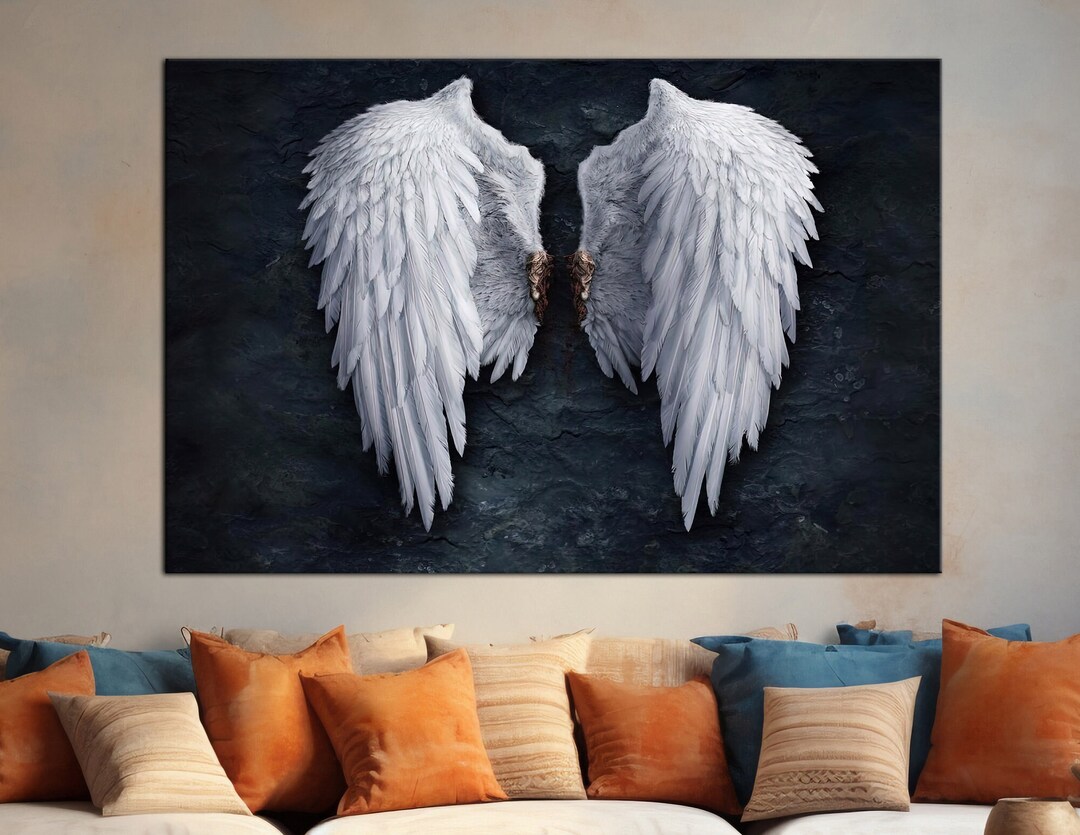 Angel Wings Wall Art,lucifer Wings,angel Lucifer Wings Art,lucifer Wall ...