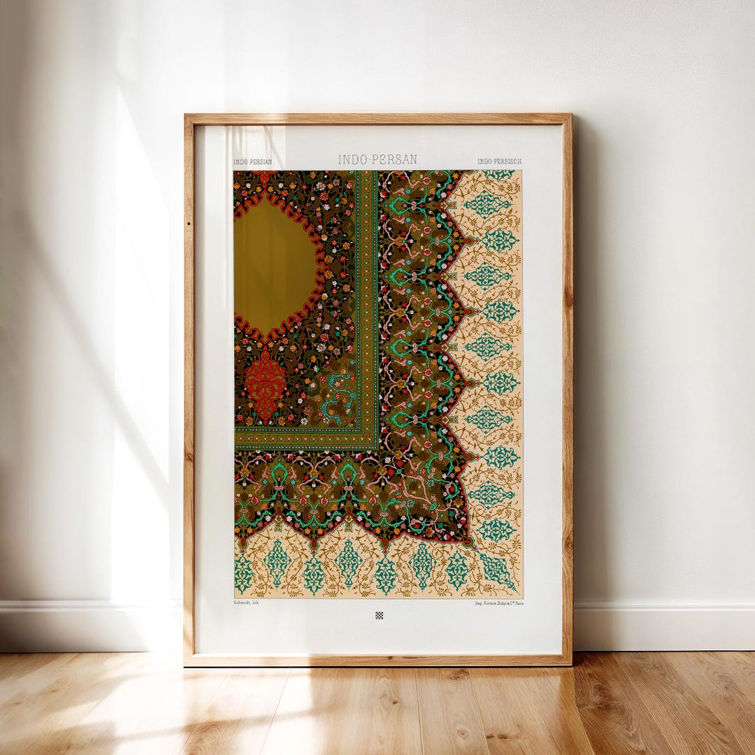 Indo-persian Pattern L'ornement Polychrome by Albert Racine | Digital ...