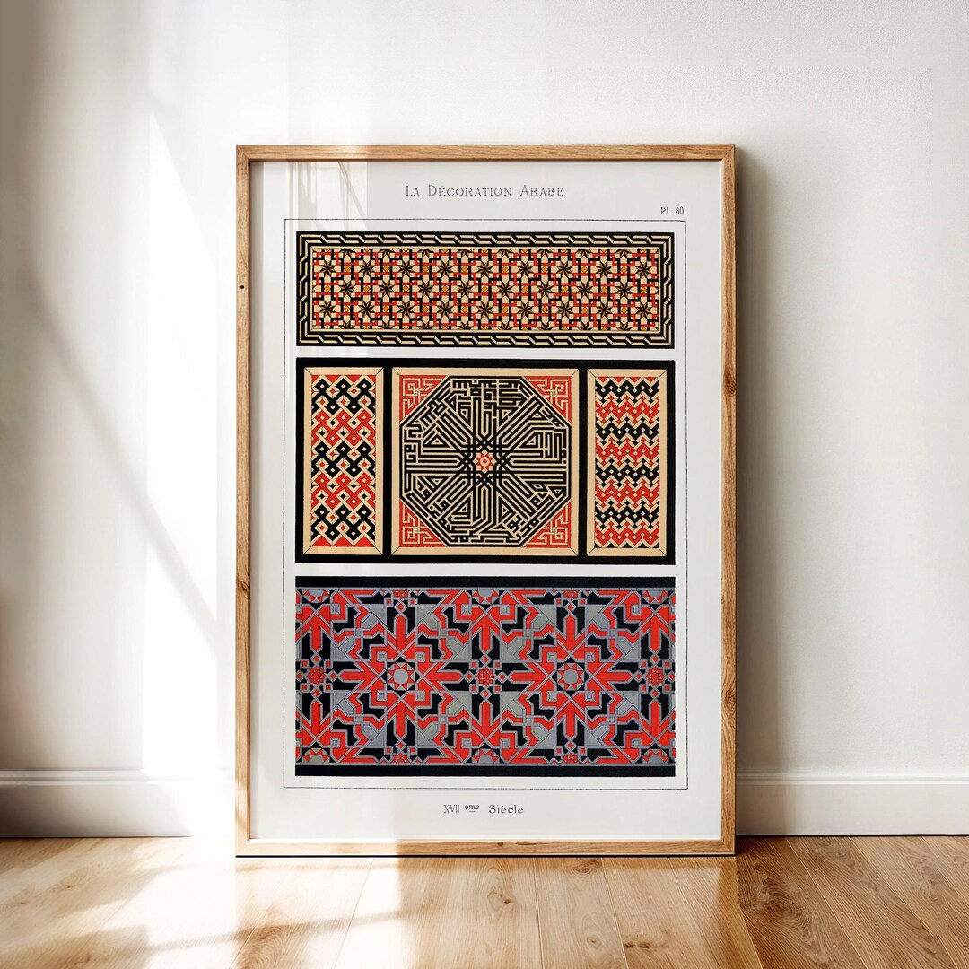 Arabic Pattern La Decoration Arabe by Emile Prisse D'avennes, La ...