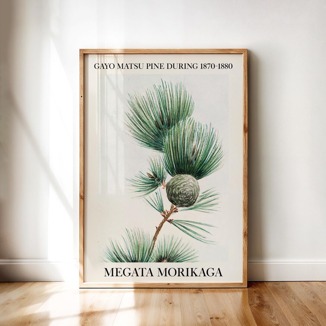 Gayo Matsu Pine During by Megata Morikaga | Vintage Download Print ...