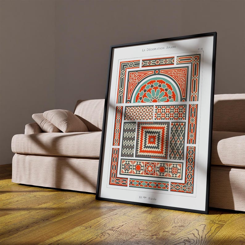 Arabic Pattern La Decoration Arabe by Emile Prisse D'avennes, La ...