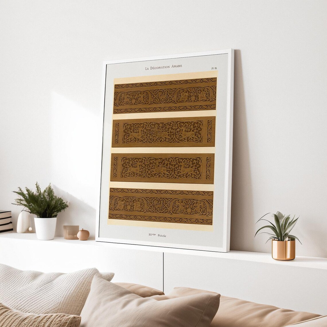 Arabic Pattern La Decoration Arabe by Emile Prisse D'avennes, La ...