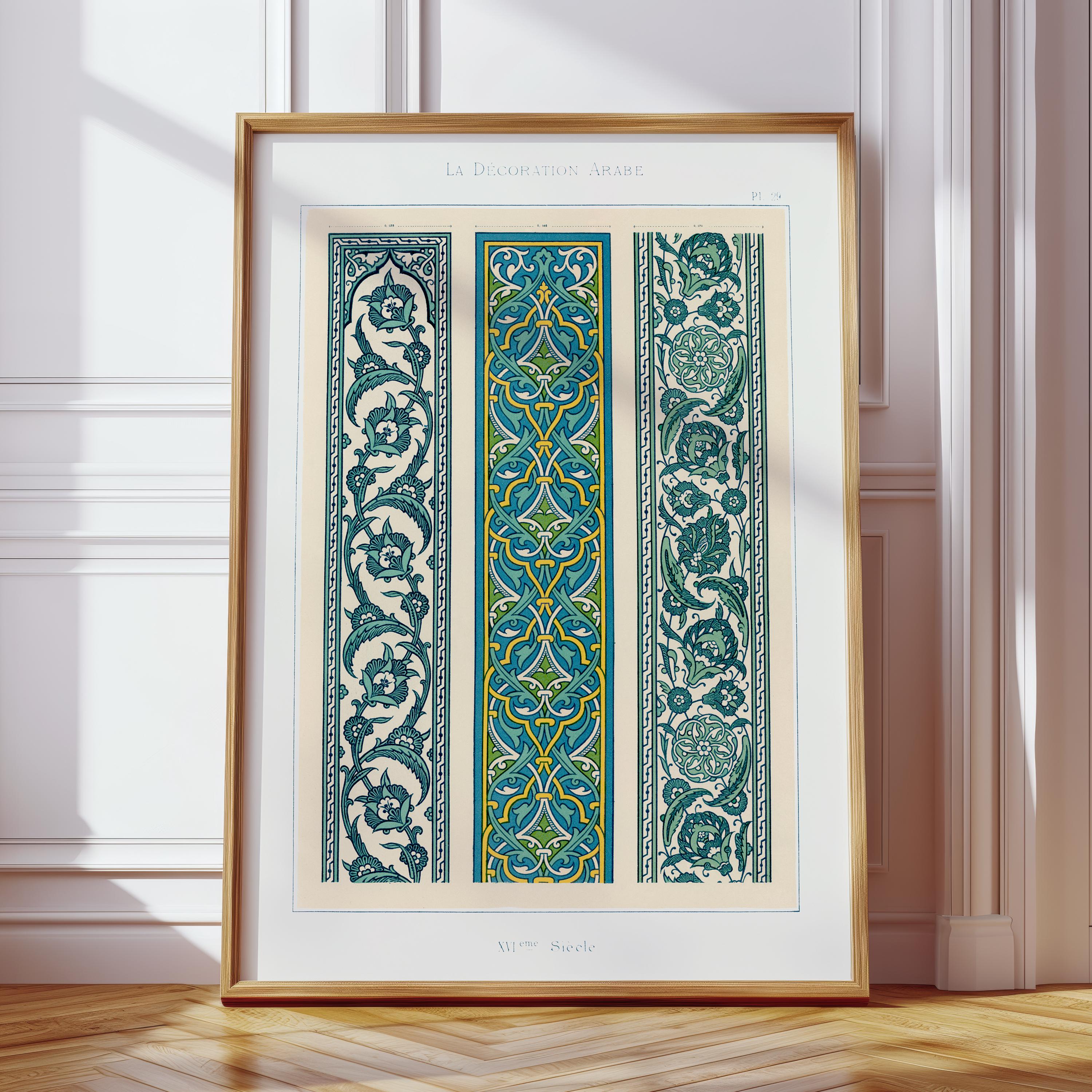 Arabic Pattern La Decoration Arabe by Emile Prisse D'avennes, La ...