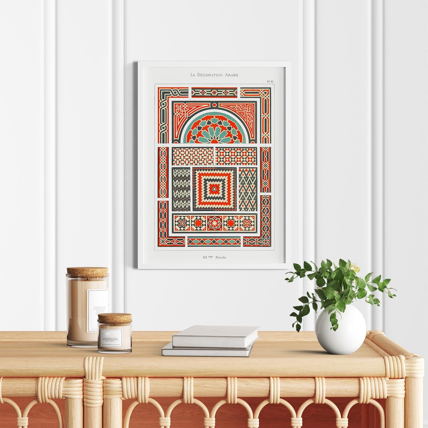 Arabic Pattern La Decoration Arabe by Emile Prisse D'avennes, La ...