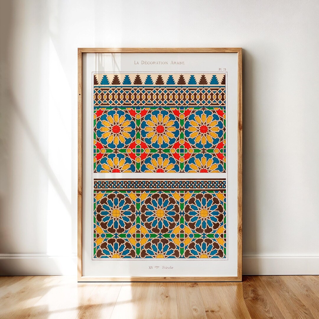 Arabic Pattern La Decoration Arabe by Emile Prisse D'avennes, La ...
