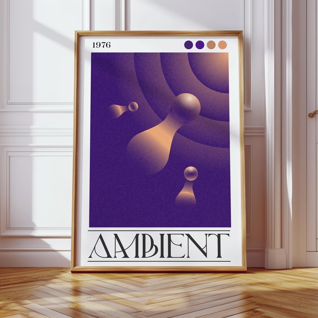 Ambient Poster, Modern Print, Creative Art, Printable Poster, Abstract ...