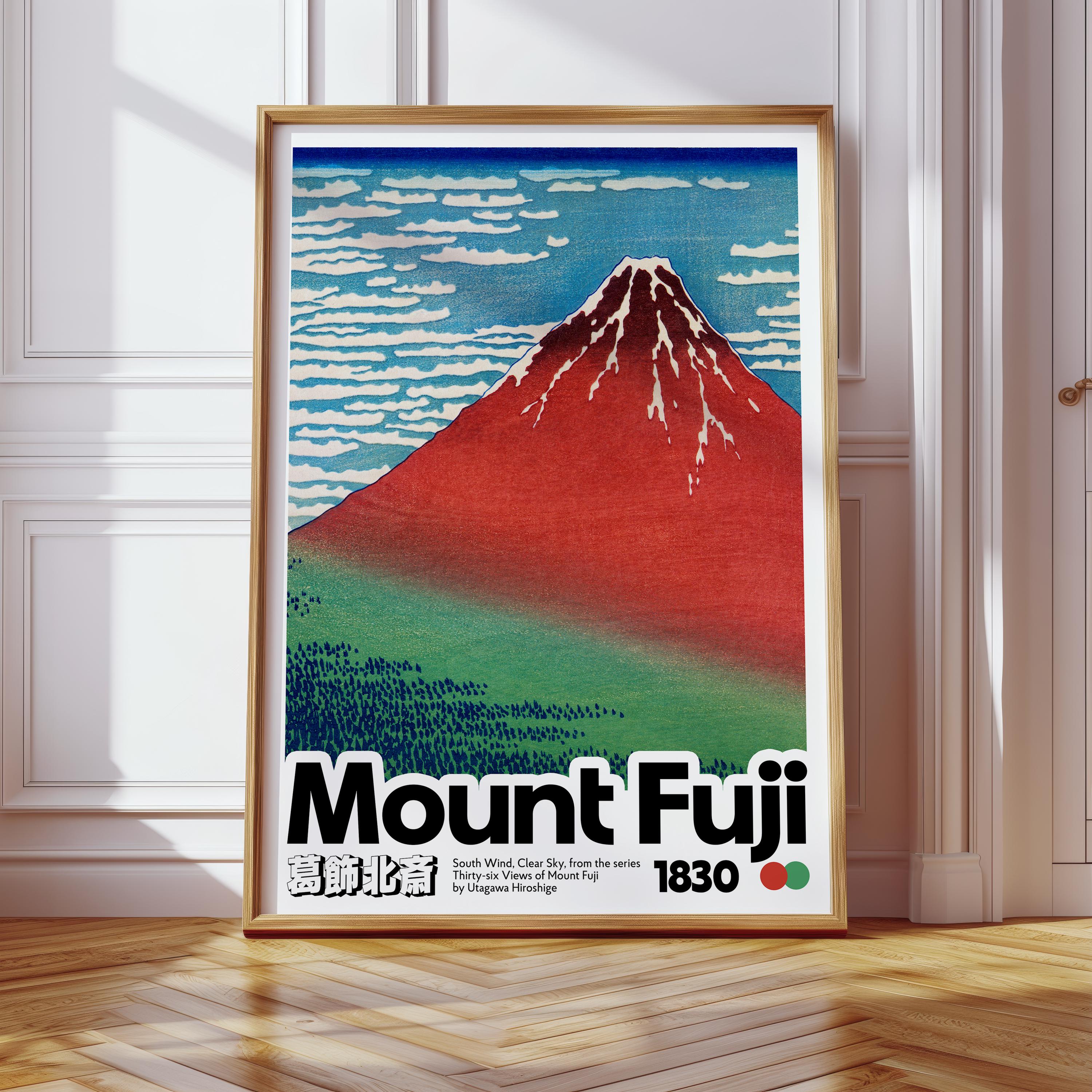 Set of 6 by Katsushika Hokusai Poster, Original Japanese Print, Modern ...