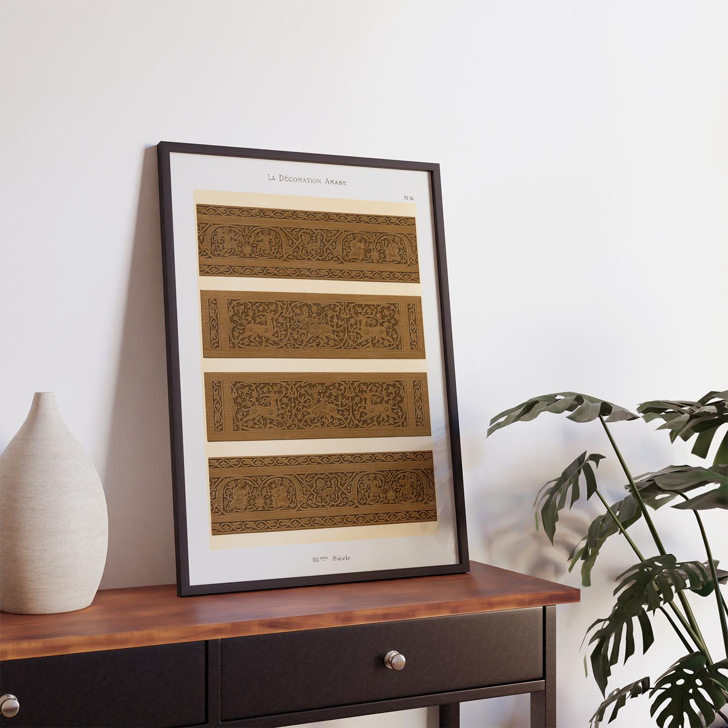Arabic Pattern La Decoration Arabe by Emile Prisse D'avennes, La ...