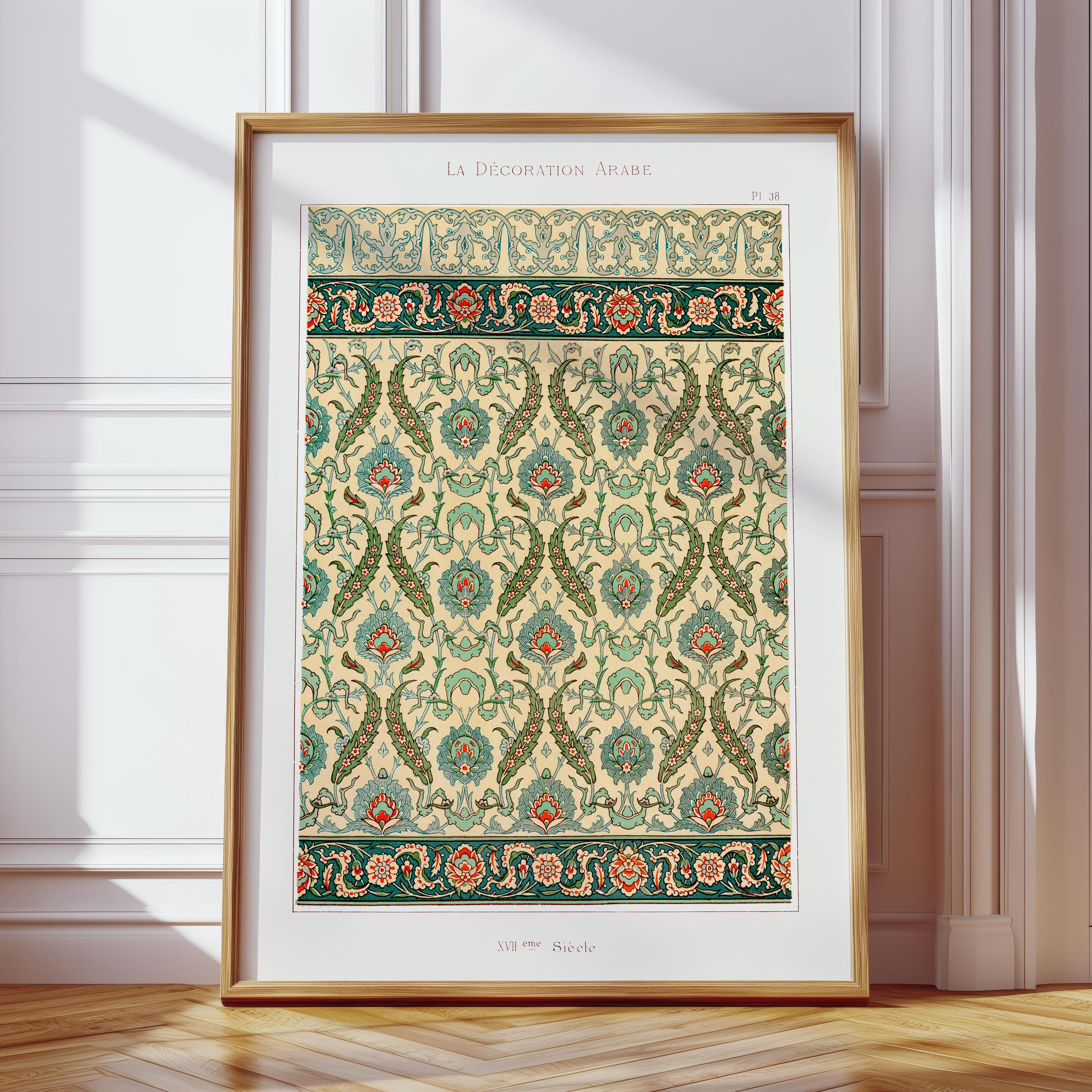 Set of 6 La Decoration Arabe | Download Print, Arabic Pattern, Vintage ...