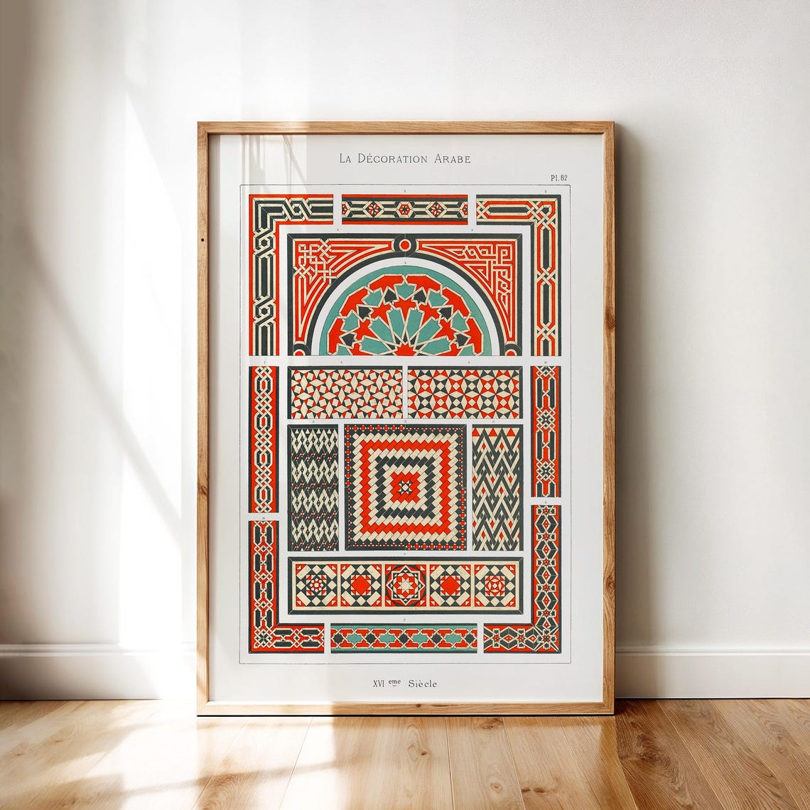 Arabic Pattern La Decoration Arabe by Emile Prisse D'avennes, La ...