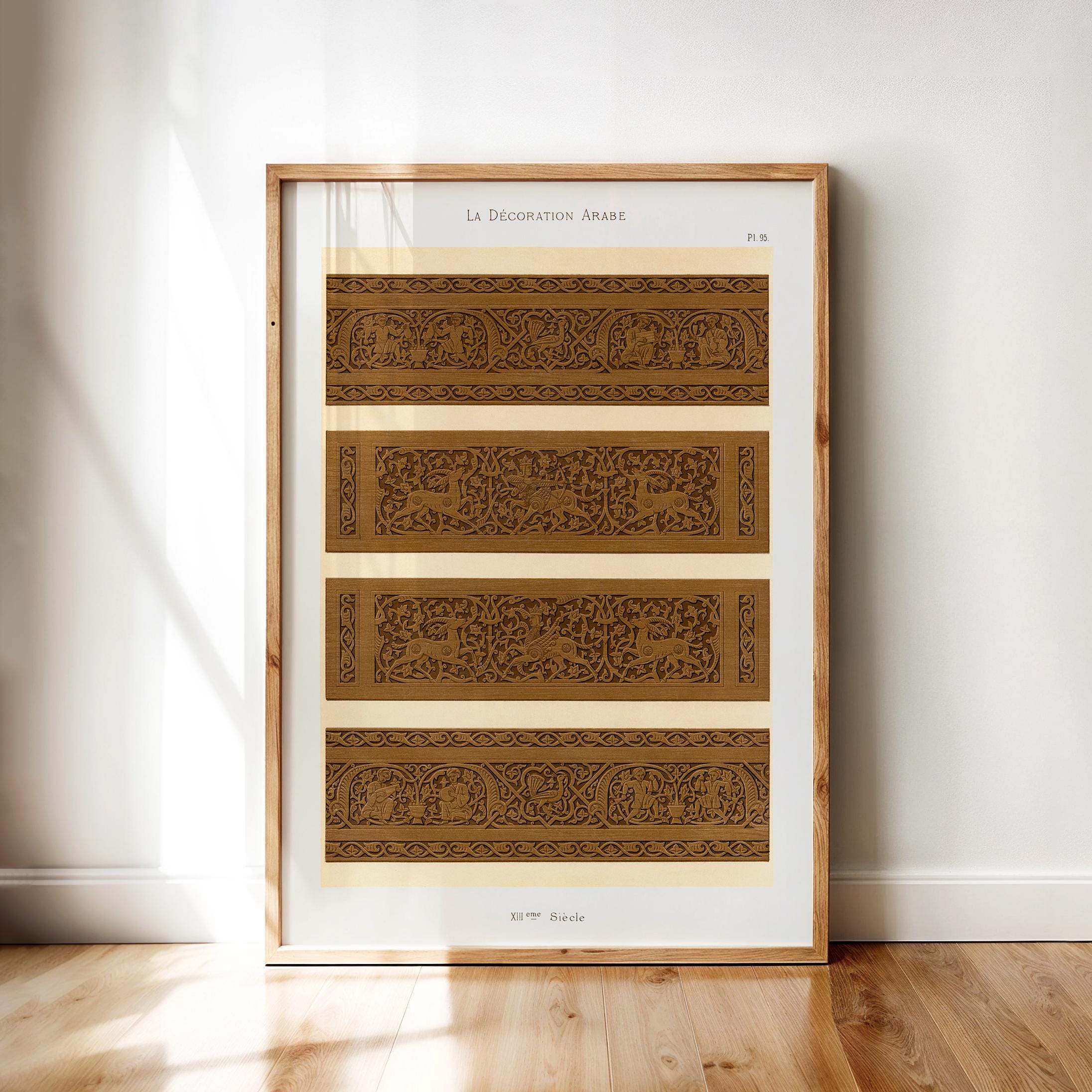 Arabic Pattern La Decoration Arabe by Emile Prisse D'avennes, La ...