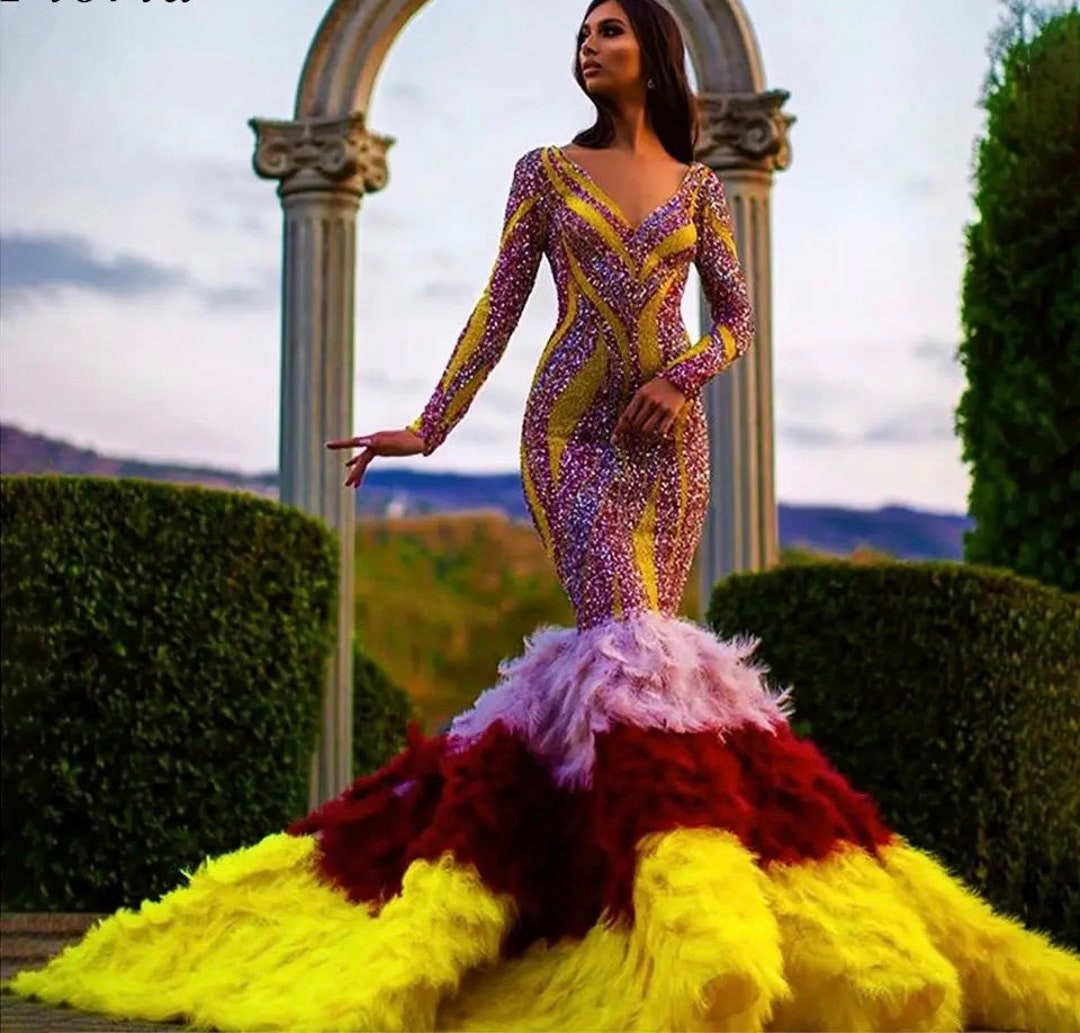 Gorgeous Long Women Prom Dresses 2020 Dubai Vestidos De Fiesta - Etsy