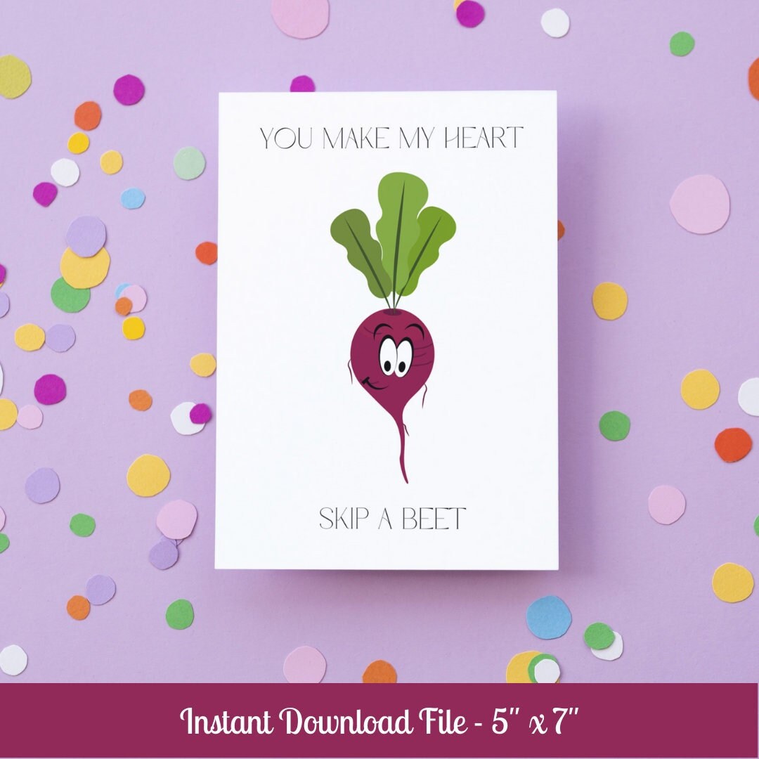 Valentine's Day Card | Puns | Printable Card | Instant Download | for ...