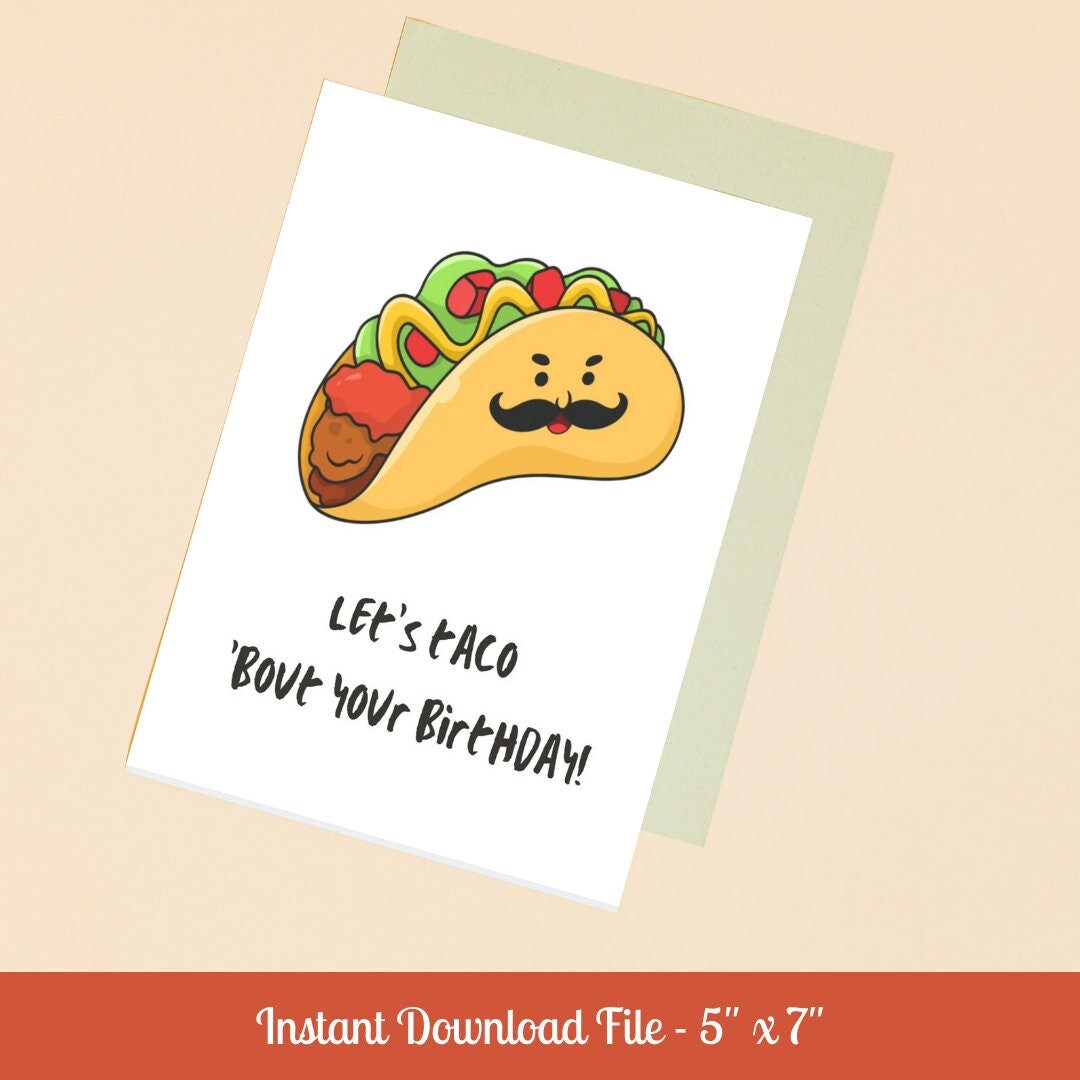 Happy Birthday Card | Birthday | Printable Card | Instant Download ...