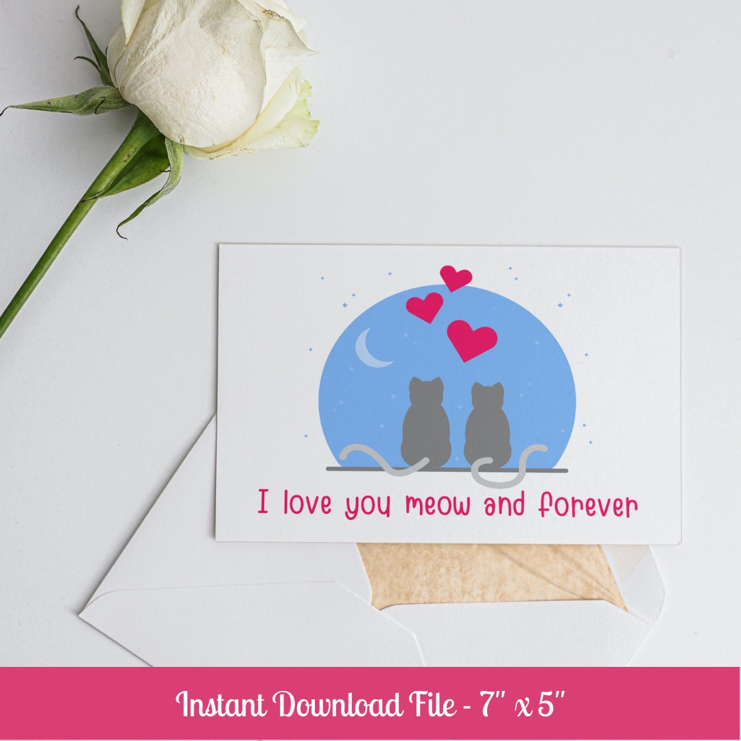 Valentine's Day Card Puns Printable Card Instant Download for Her for ...