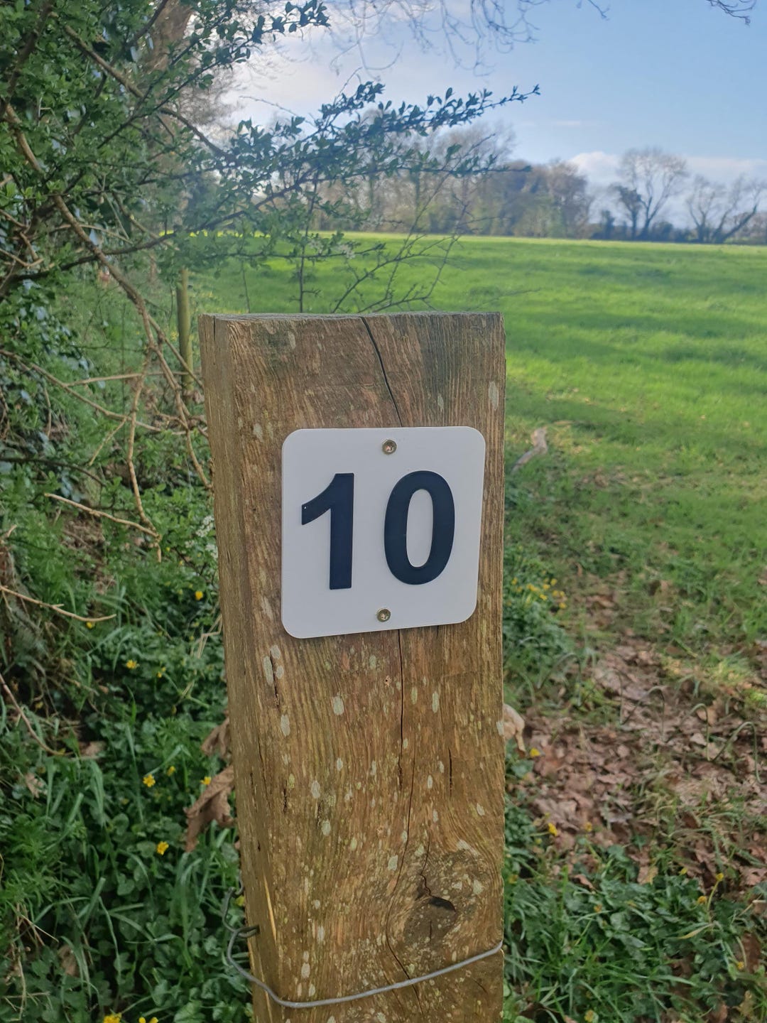 Paddock Numbers & Custom Field Name Signs - Etsy