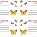 Please Deliver to Mailing Labels Butterflies - Etsy