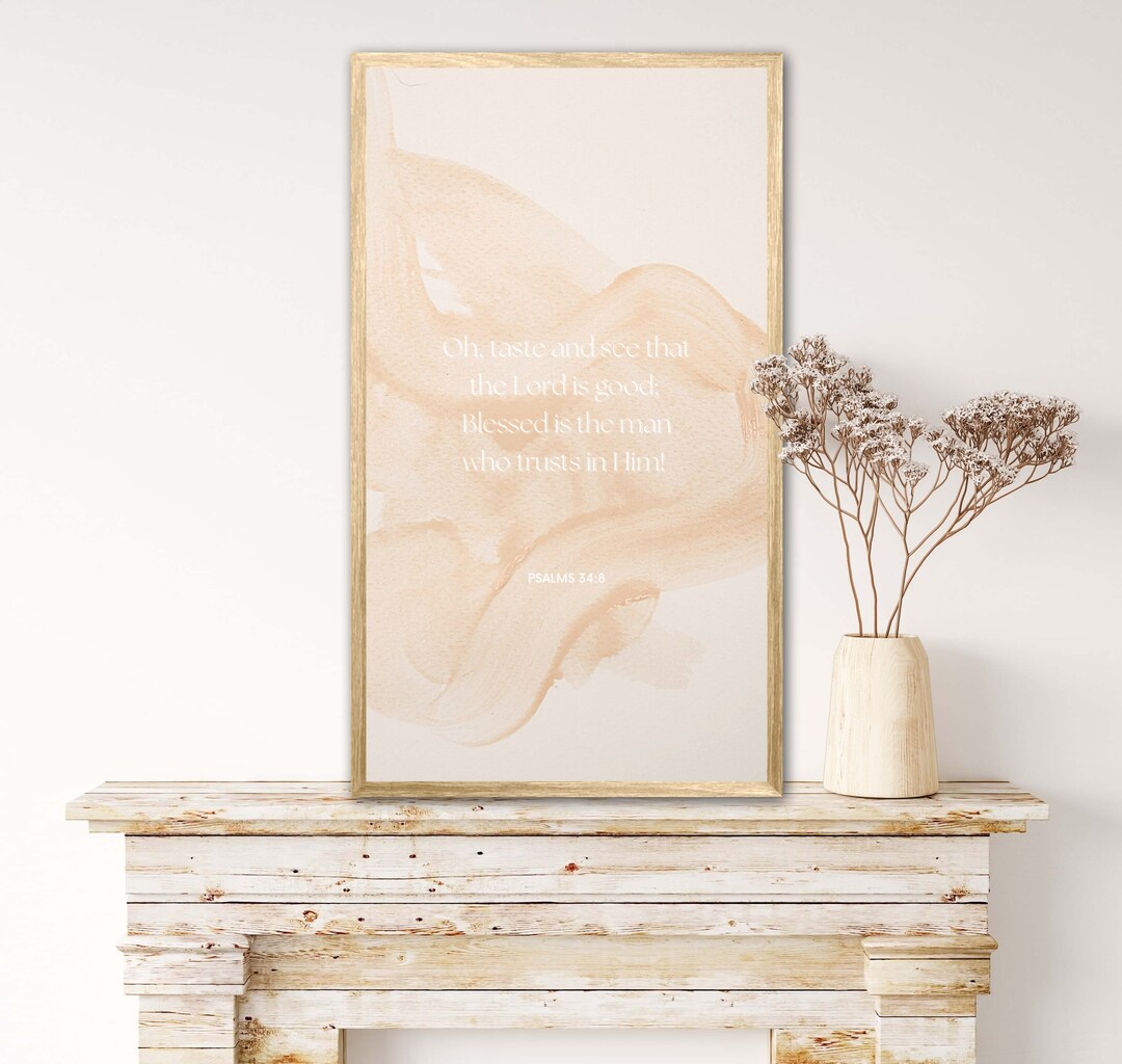 Printable Art Poster Instant Download Bible Verse Art Quote Inspiration ...