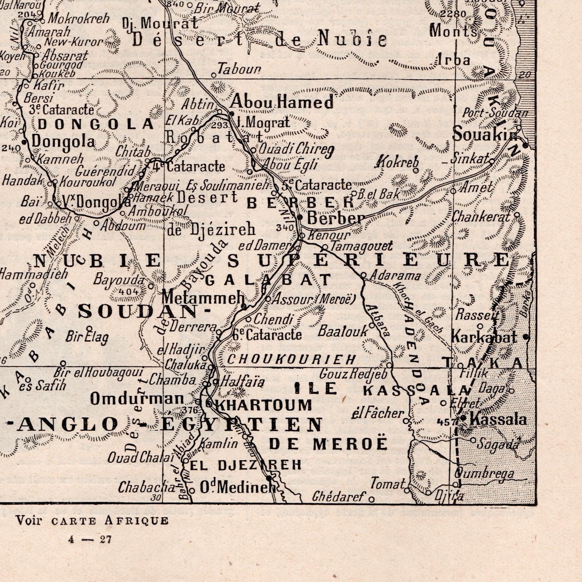 1922 Ancient Egypt Map Larousse Original Vintage Print Map of Egypt 100 ...