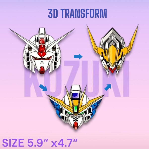 Gundam Sticker - Etsy