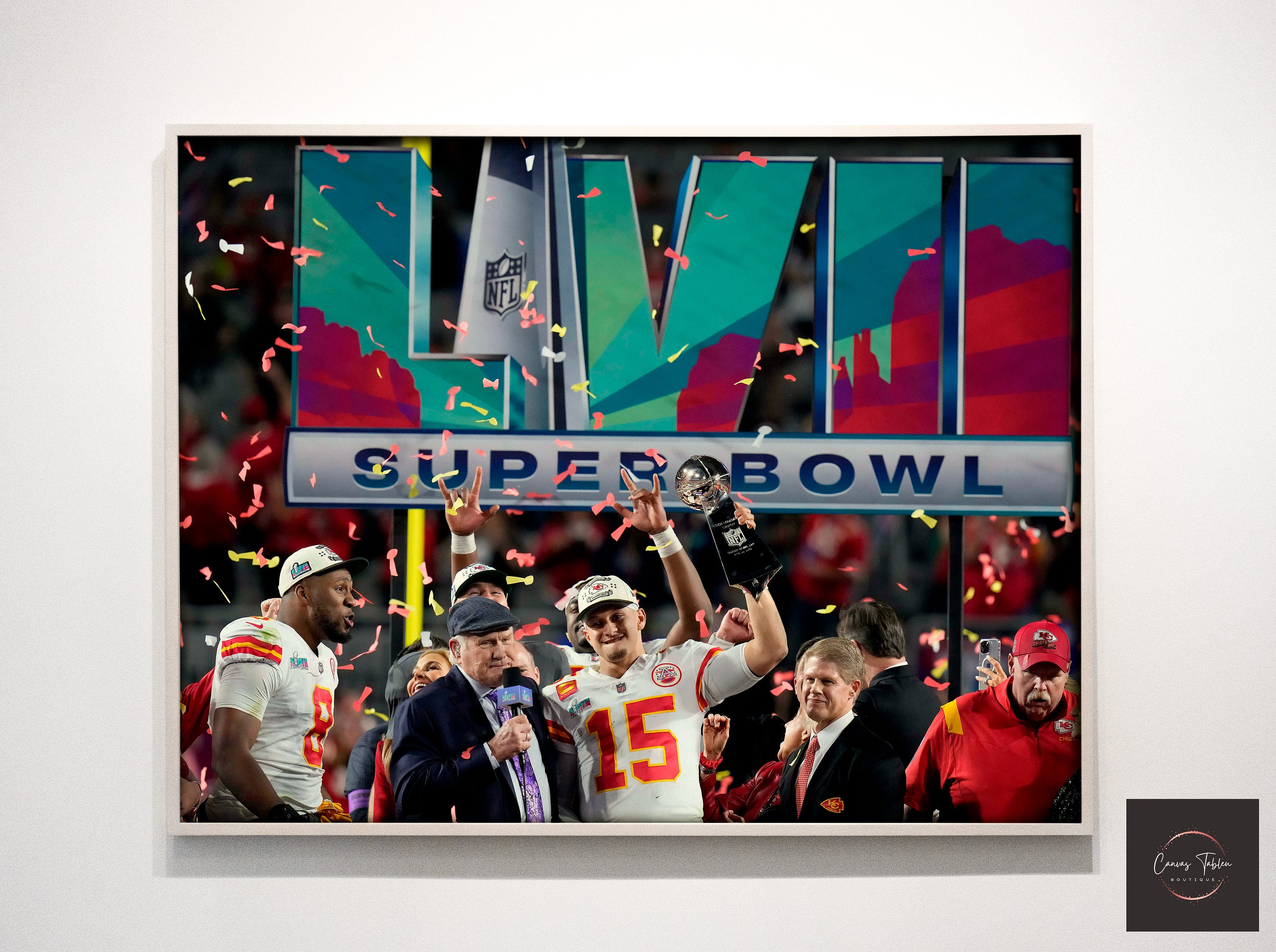 Super Bowl 2023 Poster, LVII 2023 Canvas, 2023 Bowl Print, Timeless Art ...
