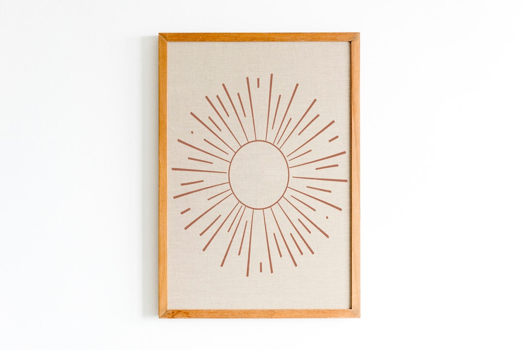 Boho Aestetic Sun, Art Pastel Colour Art, Colourful Poster, Letter ...