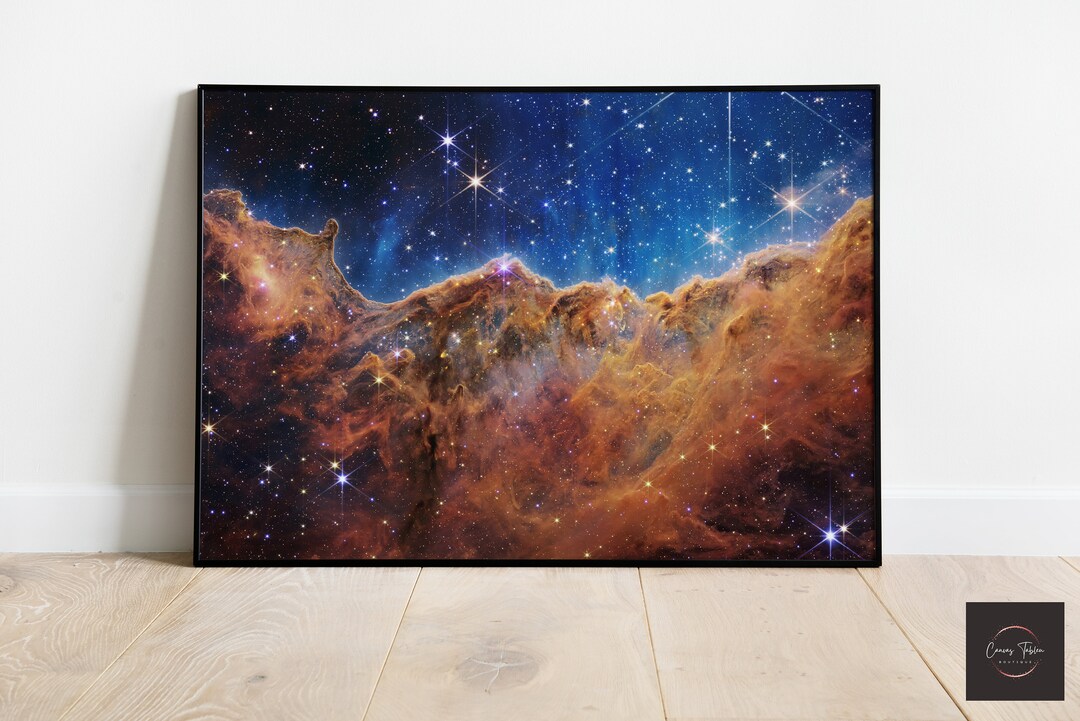 Carina Nebula, Nebula Canvas, Space Print, Carina Canvas Art, Colourful ...