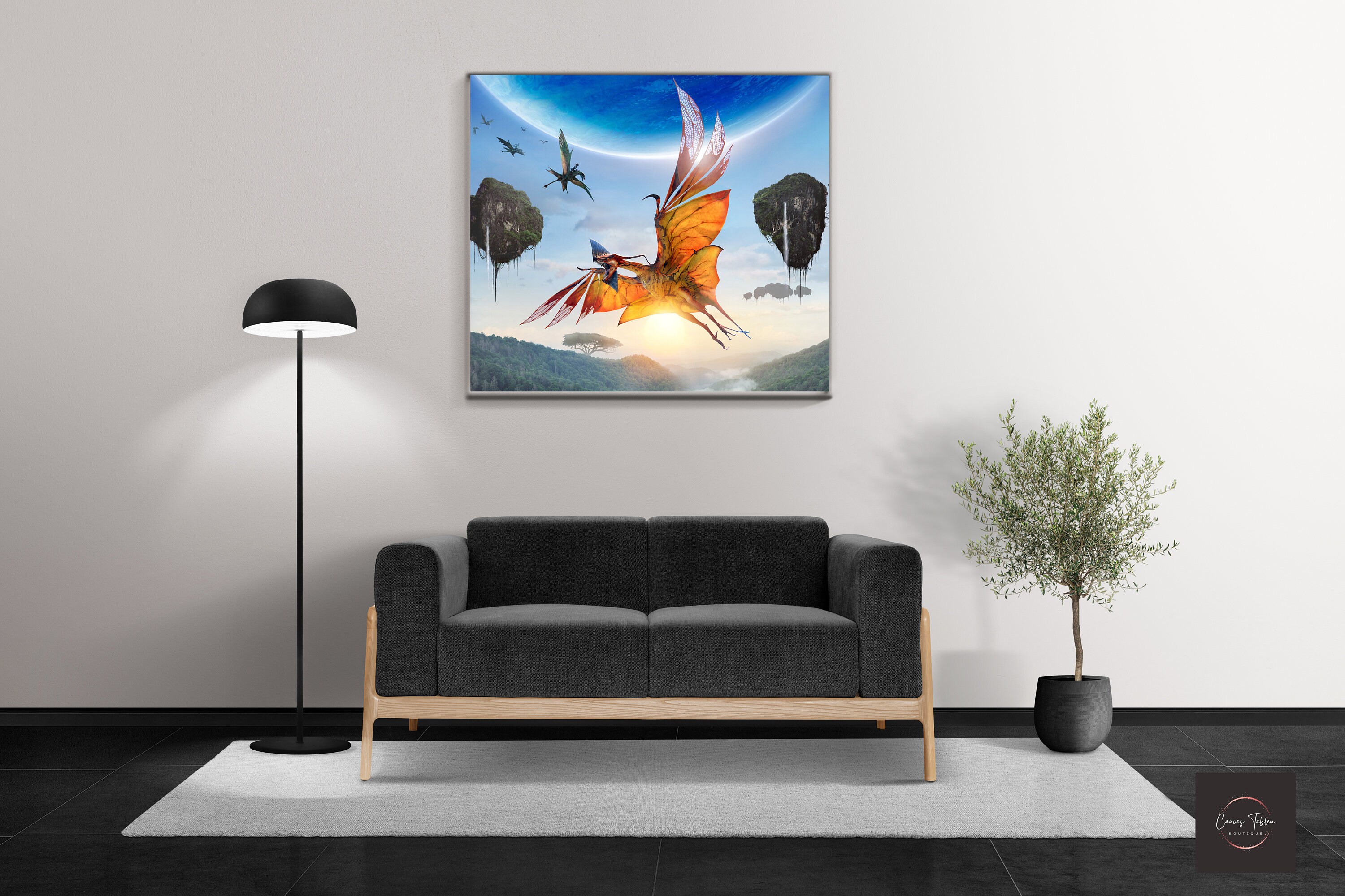 Toruk Makto Poster, Movie Canvas, Avatar Movie Print, Jake Sully ...