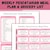 Weekly Calorie Deficit Meal Plan & Grocery List Printable, Shopping ...