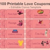 40 Printable Boyfriend Coupons, Husband Coupon Book, Valentines Day ...