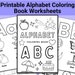 Printable Alphabet Coloring Book Worksheets, Preschool Printables for ...