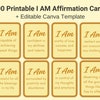 30 Printable Money Affirmation Cards, Financial Abundance & Wealth ...