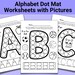 Printable Alphabet Dot Mat Worksheets, Preschool Printables ...