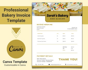 Simple Professional Invoice Template, Printable Small Business Invoice ...