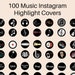 100 Music Instagram Highlight Covers, Music IG Icons, Music Lover ...