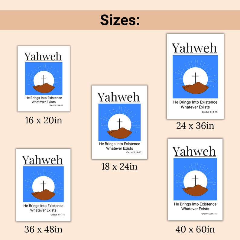 Printable Hebrew Names of God Yahwe Wall Art, Names of Jesus Christ ...
