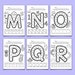 Printable Alphabet Dot Mat Worksheets, Preschool Printables ...