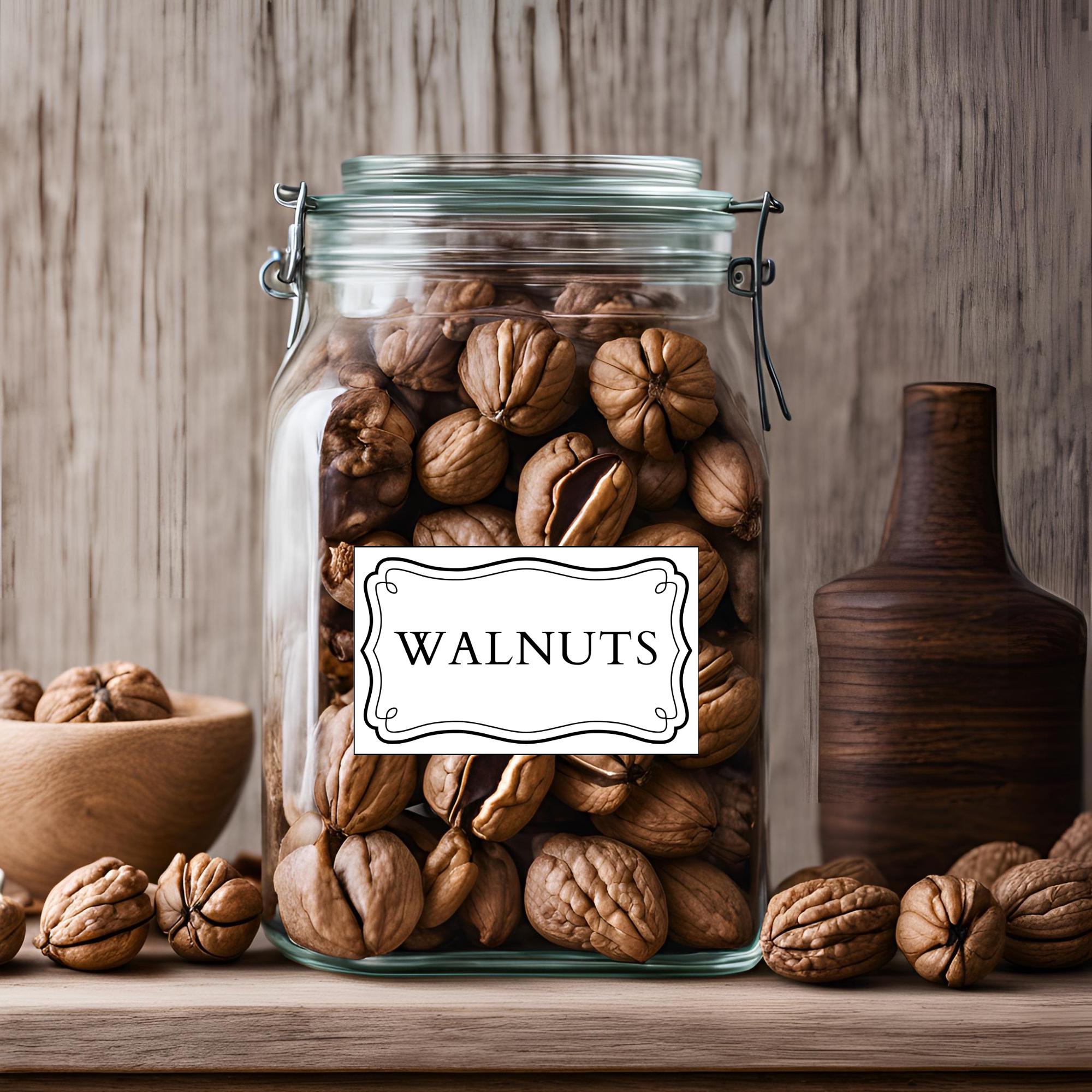 Minimalist Pantry Jar Labels: Editable Spice Container Labels (digital ...