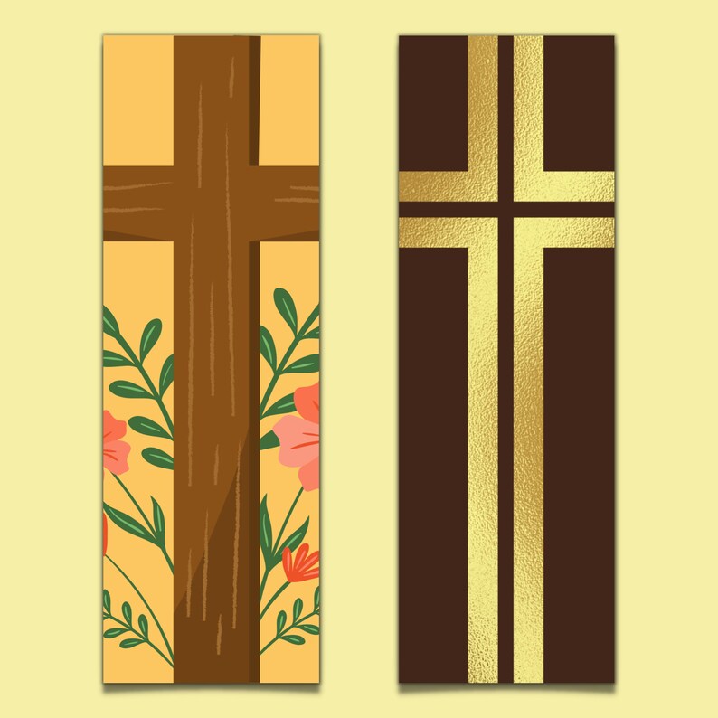 Printable Christian Bookmark Set, Cute Bible Bookmarks, Gift for ...